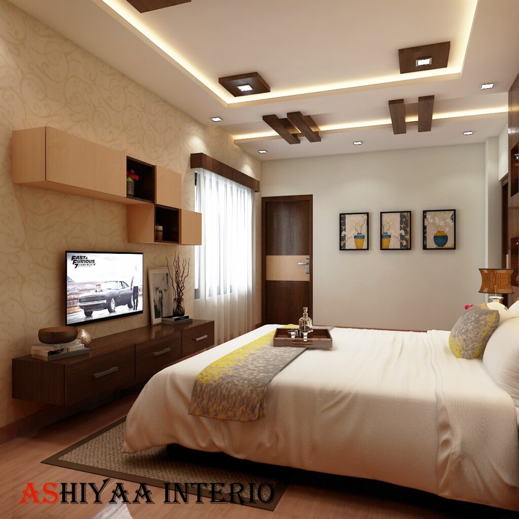 Modern Wall Painting Design for Bedroom | ASHIYAA INTERIO